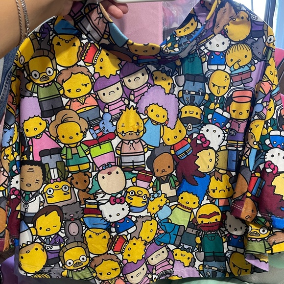 Sanrio | Skirts | Japanla Hello Kitty Simpsons Skirt | Poshmark